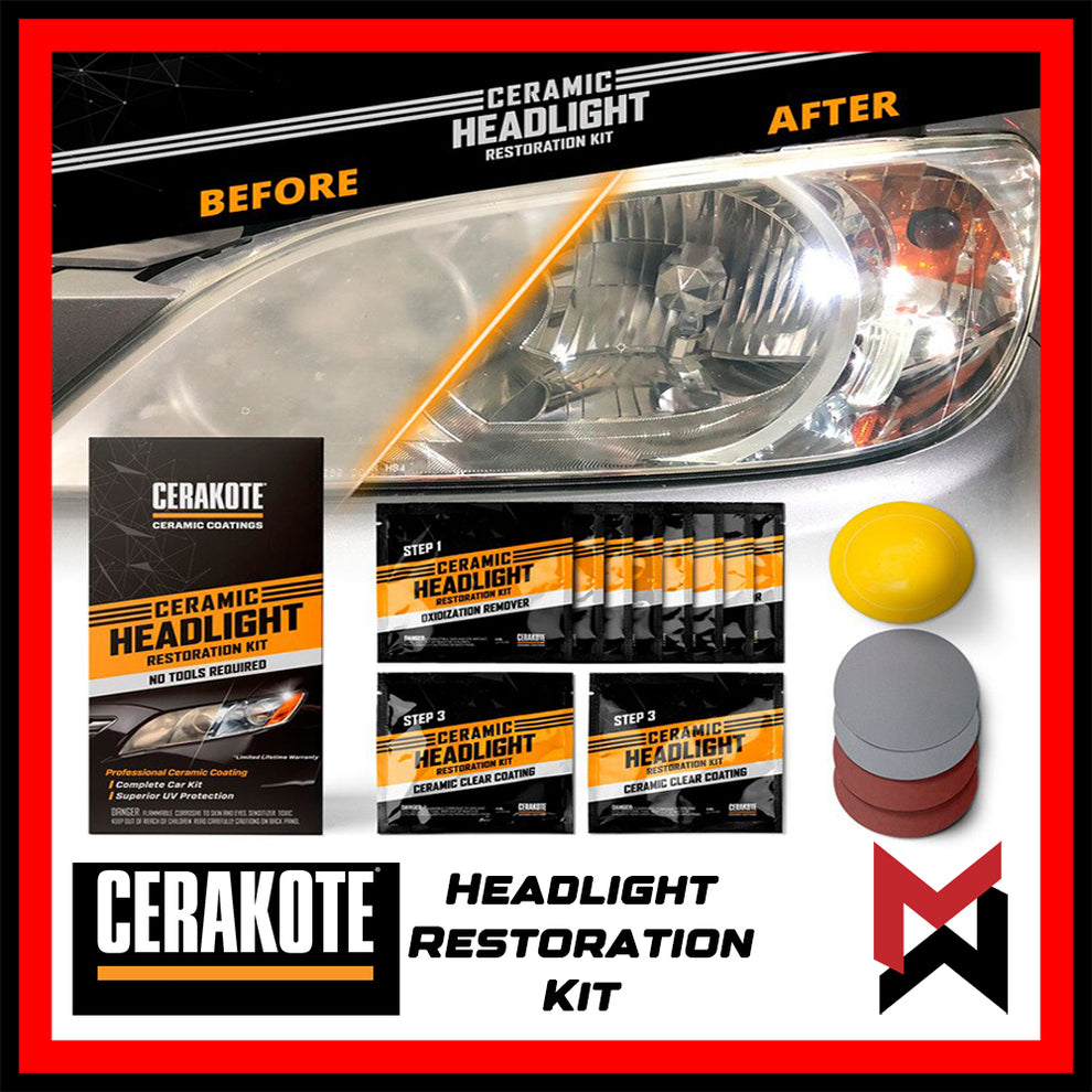 CERAKOTE Headlight Restoration Kit – MW Gears and Gadgets