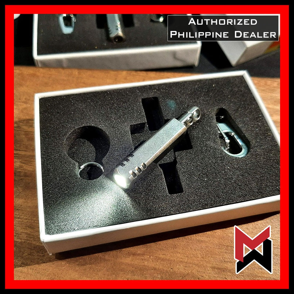 TEC - Pixel Ti Keychain Microlight - Led Flashlight - Natural Titanium ...