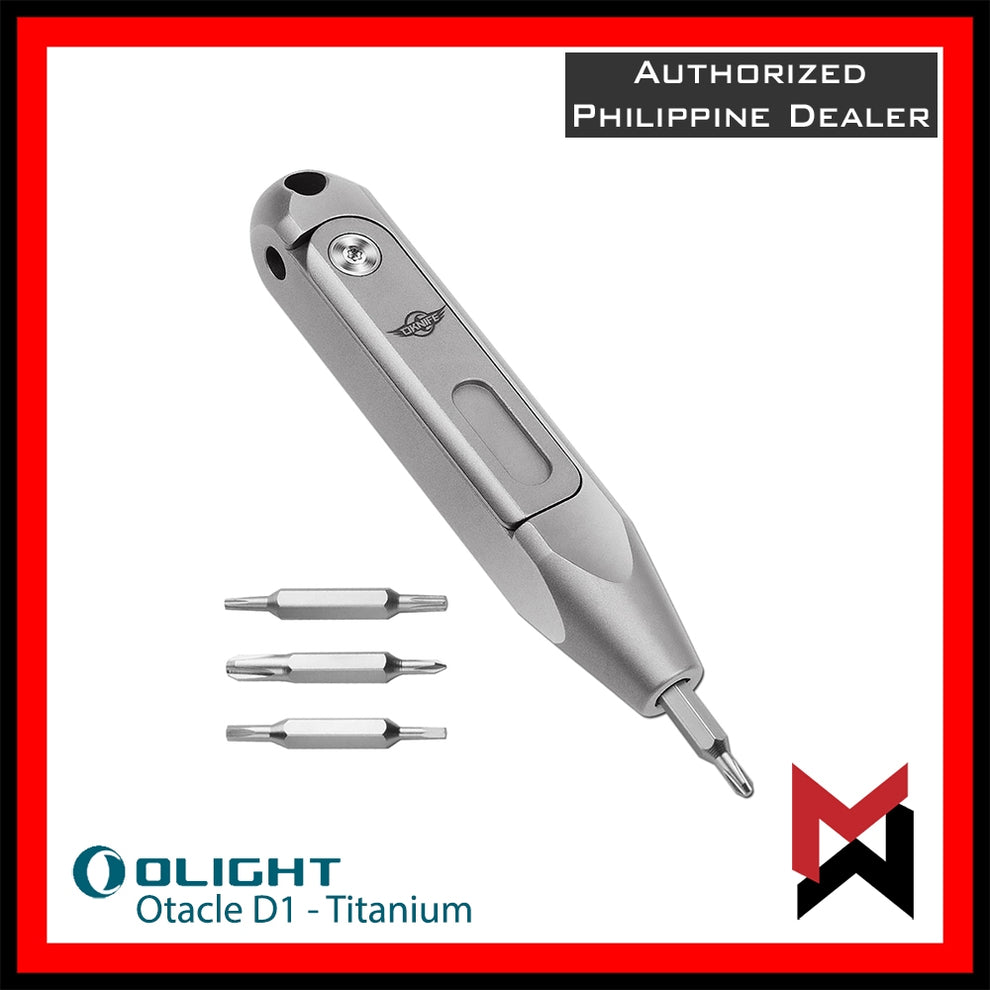 Olight Ti Otacle D1 - 4mm Titanium Multi-Bit Driver – MW Gears and Gadgets