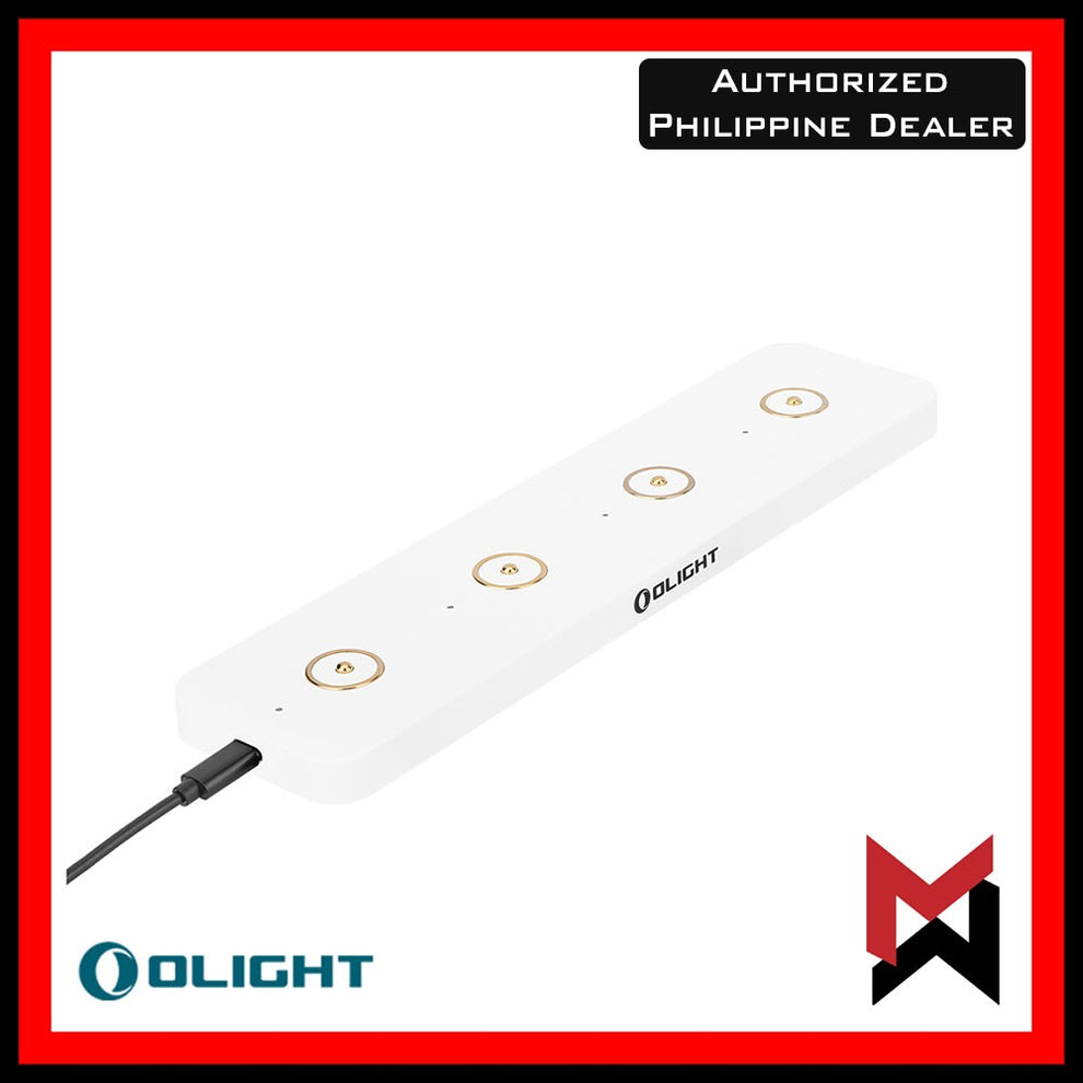Olight Omino - White - 4 Port Charging Dock – MW Gears and Gadgets