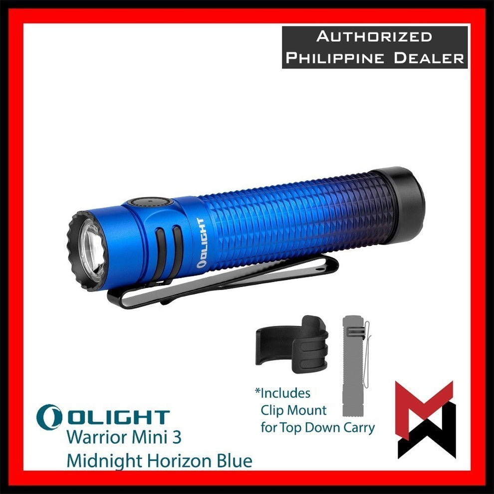 Olight Warrior Mini 3 - Midnight Horizon Blue - 1750 Lumens LED Flashl ...