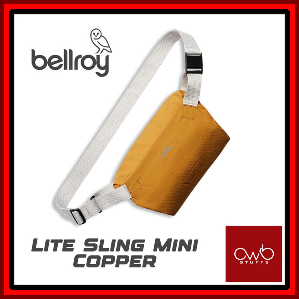 Bellroy - Lite Sling Mini - Copper Orange Sling Bag – MW Gears and Gadgets