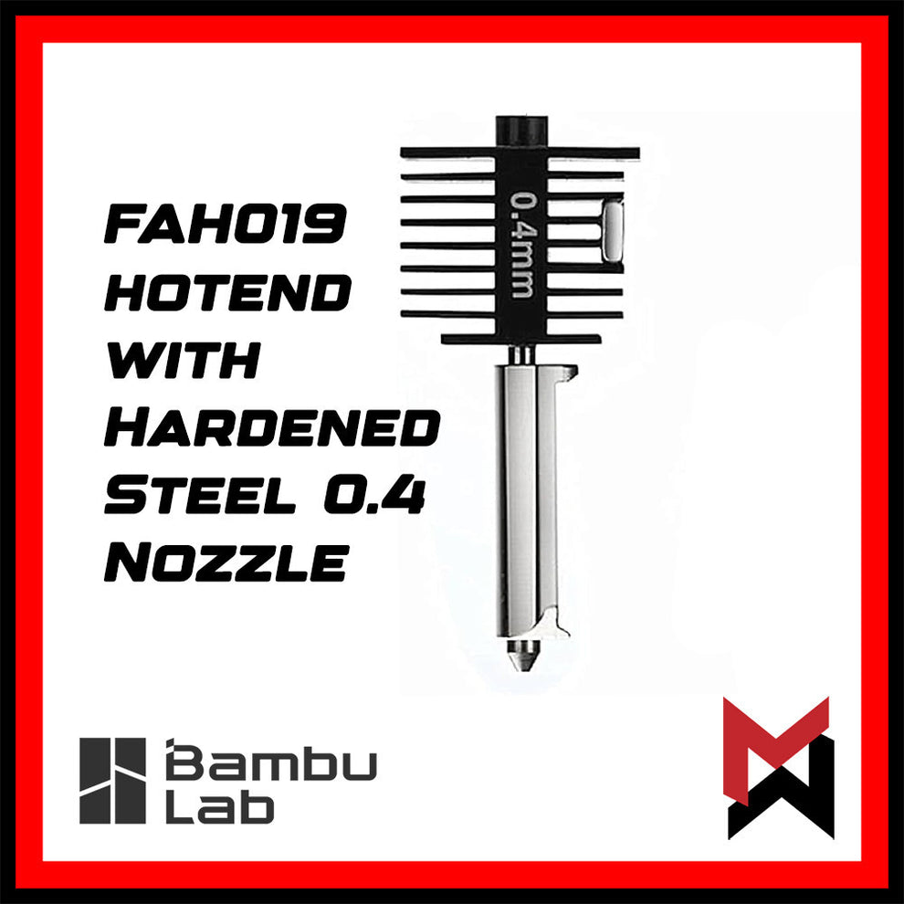 Bambu Lab - HARDENED Stainless Hotened Nozzle 0.4mm - A1 / A1 Mini - B ...