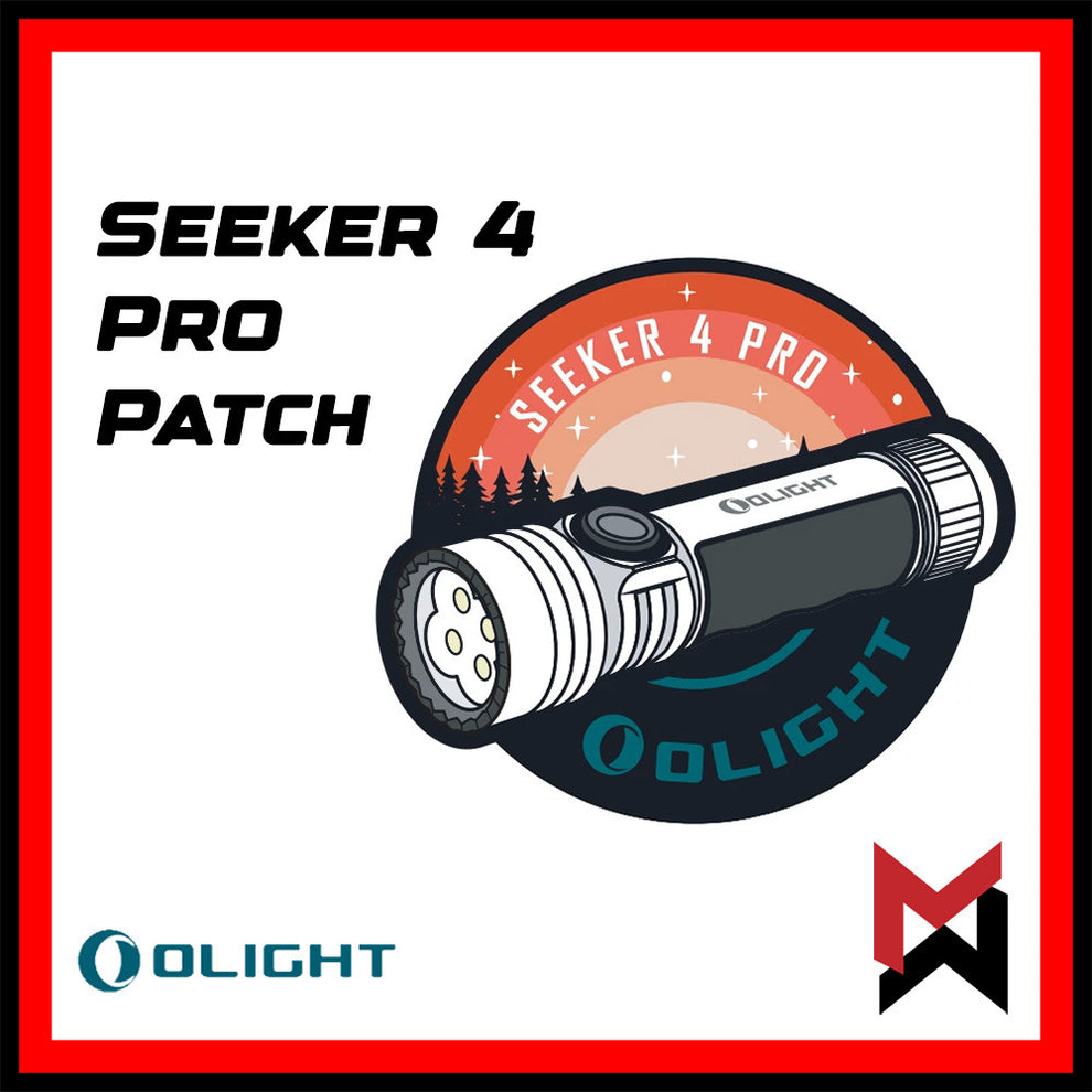 Olight - Seeker 4 Pro Patch Freebie - Limited Edition – MW Gears and ...